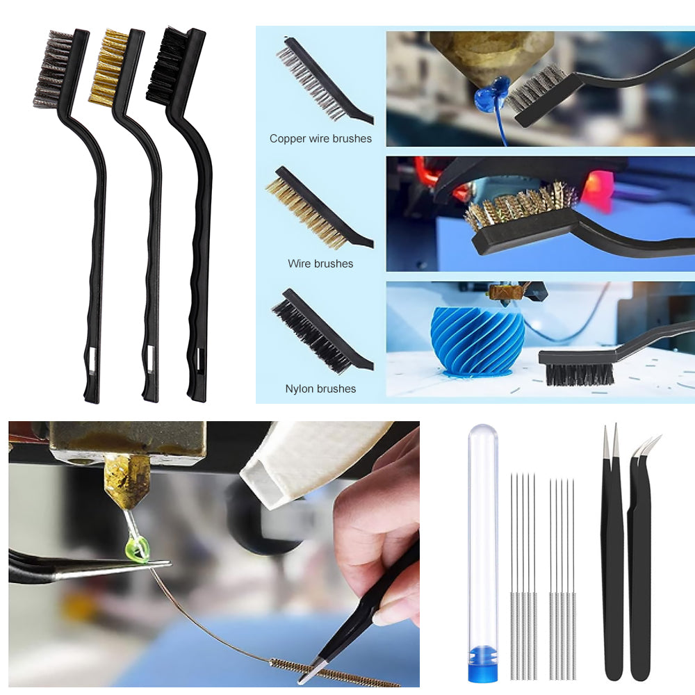 3D Printer Cleaning Kit, Multi-Purpose Pro Grade 3D Printer Tool Kit ...