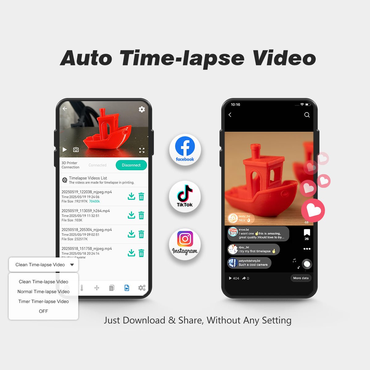 Mintion Beagle V3 3D Printer Camera for Klipper System