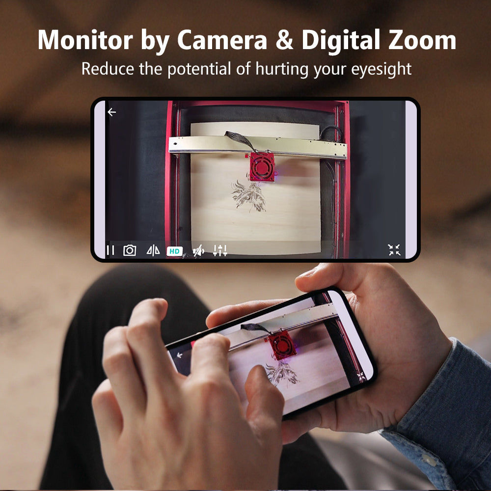 Mintion Lasercam for Laser Engraver/Cutter | LightBurn Camera | LightB